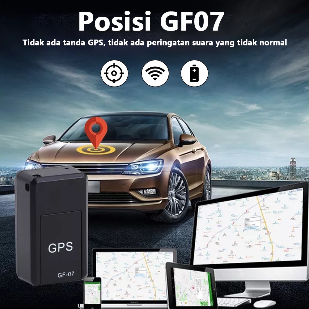 Jual Motor GPS GF07 GSM Mini Voice Tracker Mobil / Recording | Shopee ...