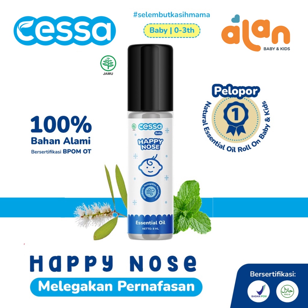 Jual Cessa Happy Nose Baby ( Cough & Flu ) Untuk Usia 0-2 Tahun ...