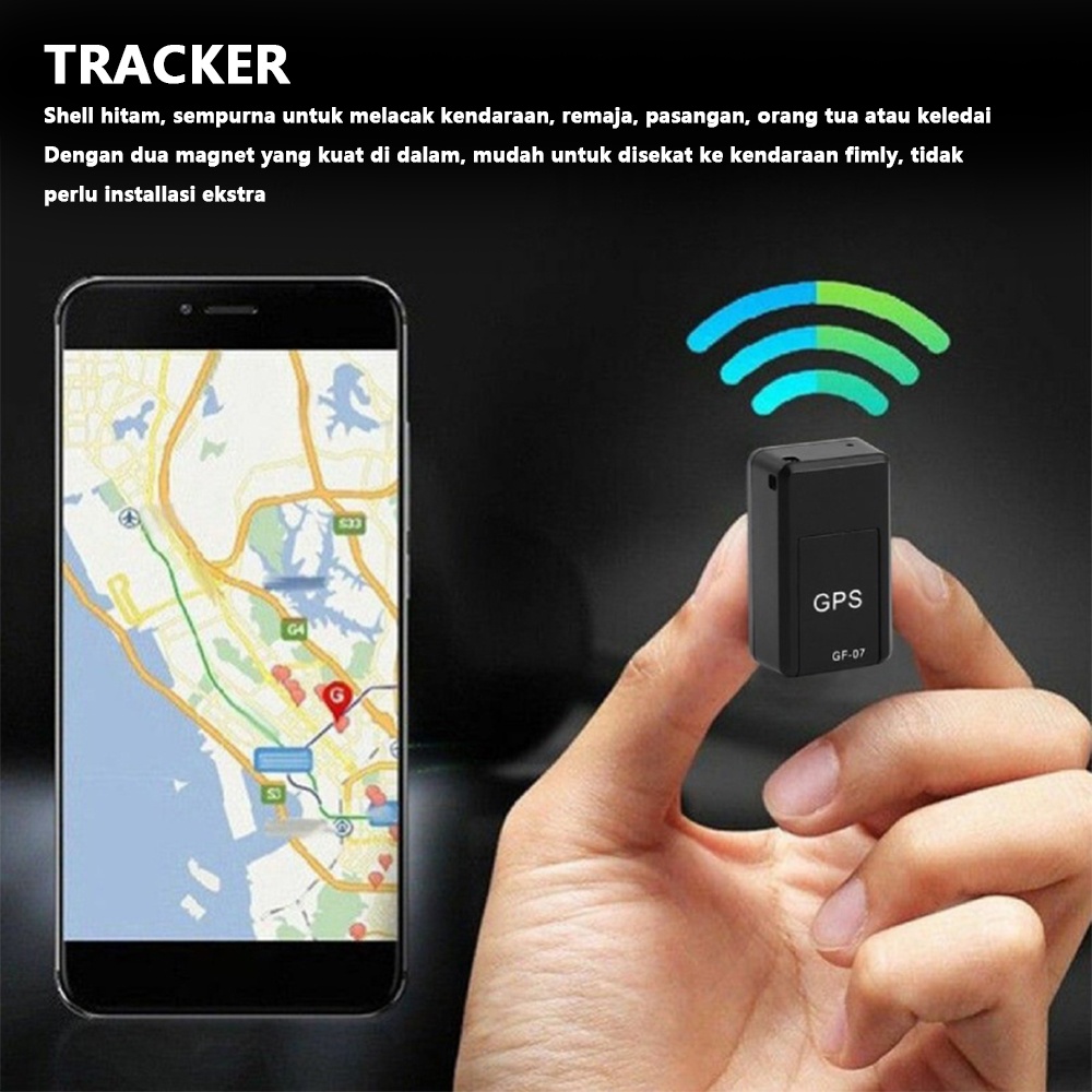Jual Motor Mini GPS Tracker GSM GF07 Recording Voice Gps Mobil / Gps ...