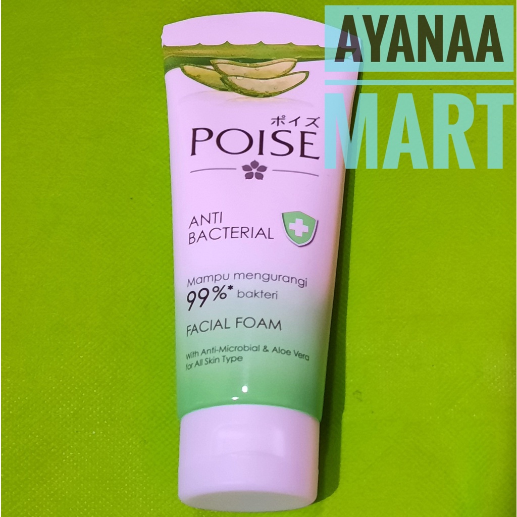 Jual poise facial foam face wash 100gr | Shopee Indonesia