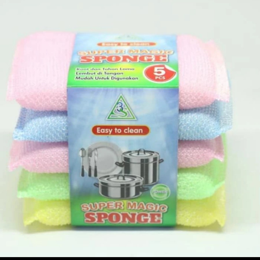 Jual (5pcs)spon cuci piring | Shopee Indonesia