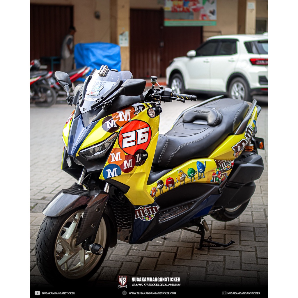 Jual Decal Sticker X MAX Kuning | Shopee Indonesia