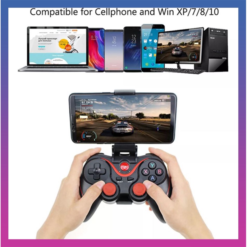 Jual Gamepad X3 Bluetooth Wireless / Gamepade Gaming Bluetooth X3/ Joystick X3 Android Bluetooth ...