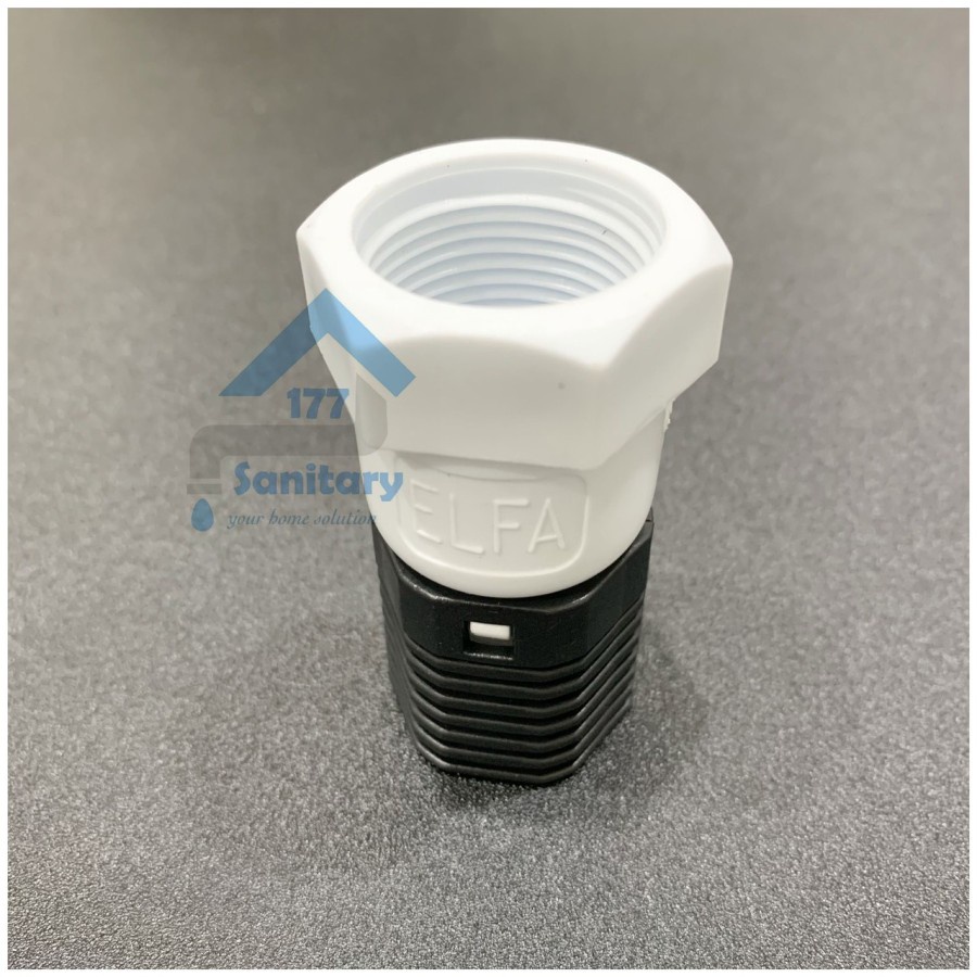 Jual Foot Klep Plastik 1/2 inch Foot Valve PVC 3/4 inch Tusen Klep ...