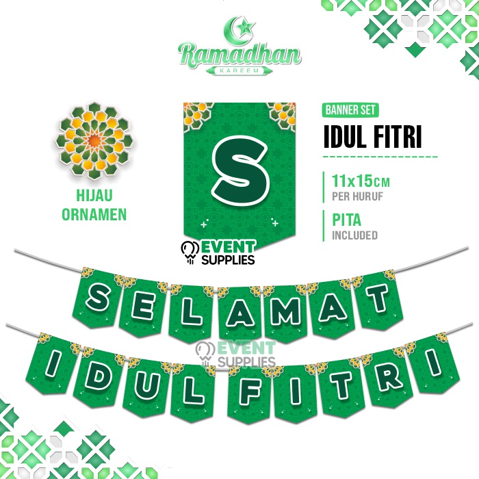 Jual Banner Set Idul Fitri Organisasi Nahdlatul Ulama / NU Nahdliyin ...