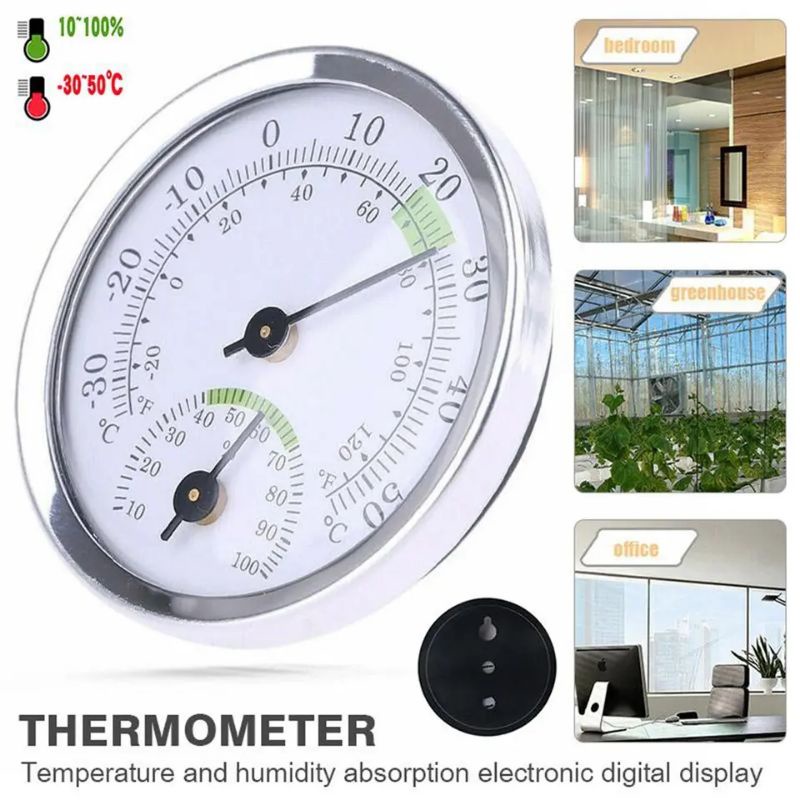 Jual thermometer hygrometer analog digital humidity meter termometer ...