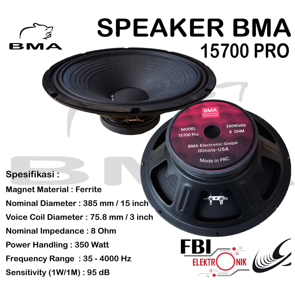 Jual Speaker Komponen BMA 15700 Pro Spiker Komponen BMA 15700 Pro Speker Komponen BMA 15700 Pro ...