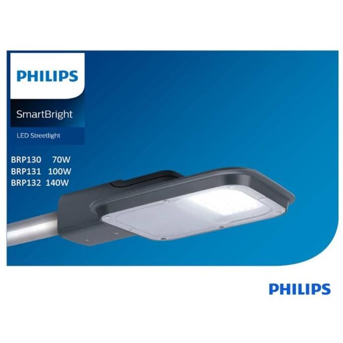 Jual Lampu Jalan Philips Led Brp130 Led70 70W 220-240V | Shopee Indonesia