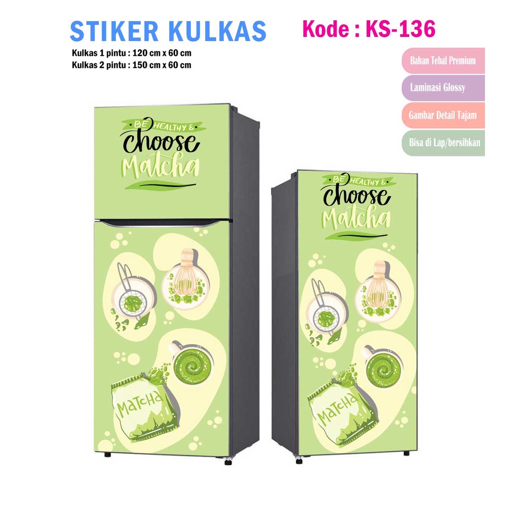 Jual Stiker Kulkas 1 Pintu dan Sticker Kulkas 2 pintu Minuman Seger ...
