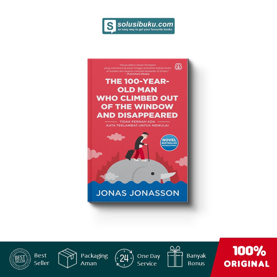 Jual New Cover The 100-Year-Old Man Who Climbed Out Of The Window ...