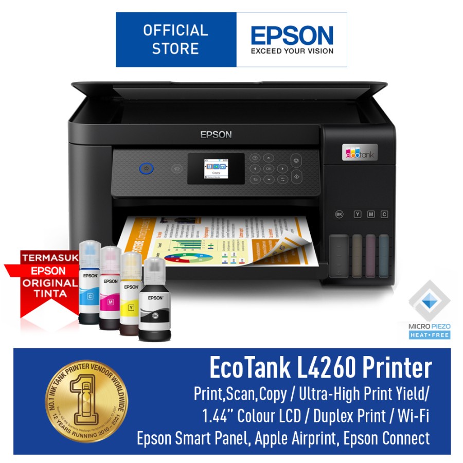Jual Printer Epson L4260 A4 WiFi Duplex All in One Ink Tank Printer ...