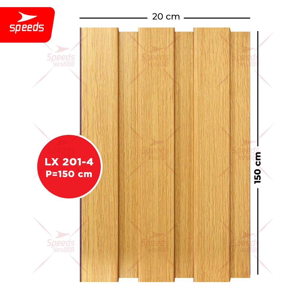 Jual SPEEDS WPC Wallpanel Wall Panel Kisi Kayu Panel Wood Waterproof ...