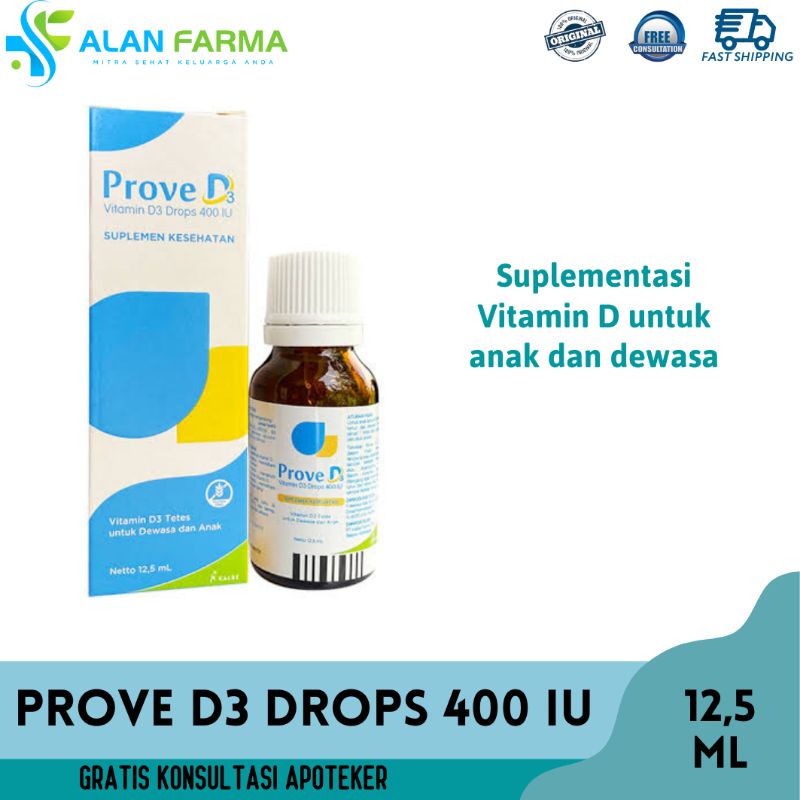 Jual (ORIGINAL 100% EXP TERBARU 08/2026) Prove D3 Drop | Prove D3 Drops ...