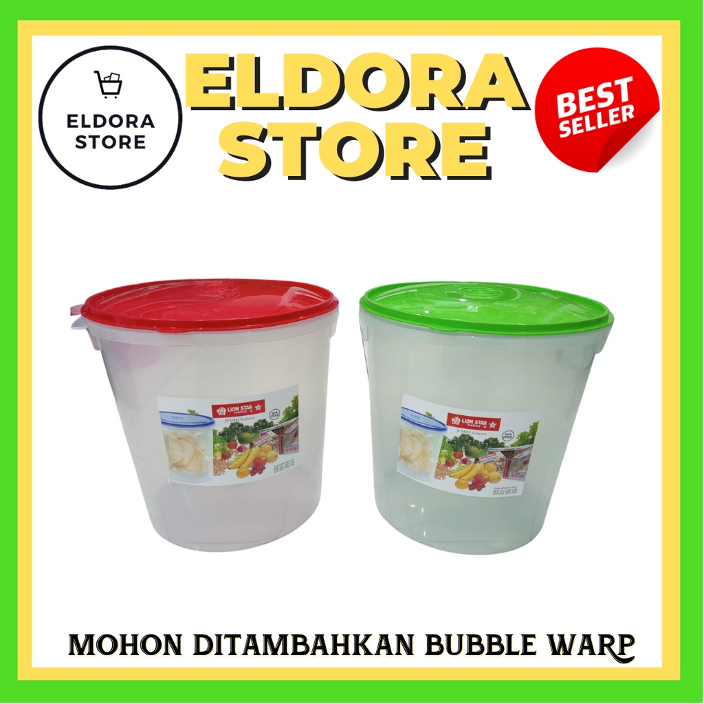 Jual LION STAR TOPLES KERUPUK SW-37 JUMBO 24 LITER SEALWARE | TOPLES ...