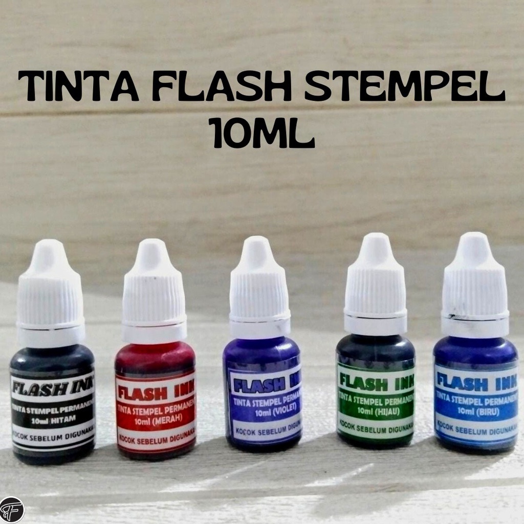 Jual Tinta Stempel Flash Premium 10 ML untuk stempel flash | Shopee ...