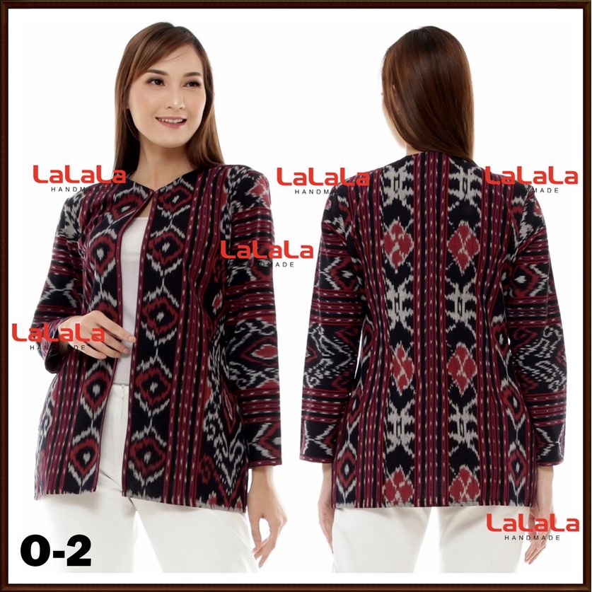 Jual High Quality Baju Blazer Atasan Outer Tenun Etnik Bahan Nyaman ...