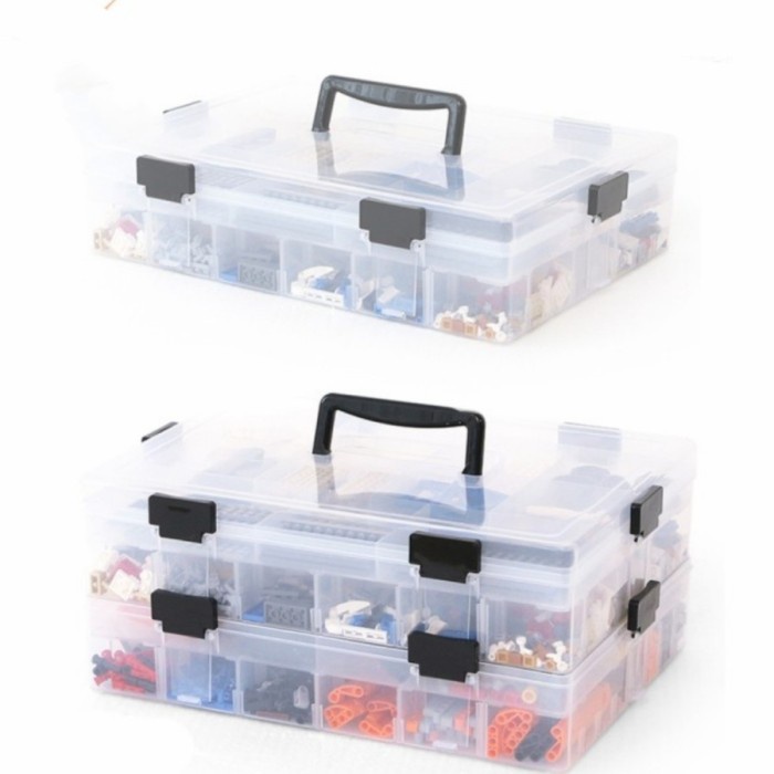 Jual kotak box Lego perkakas tool box tempat penyimpanan alat mainan ...