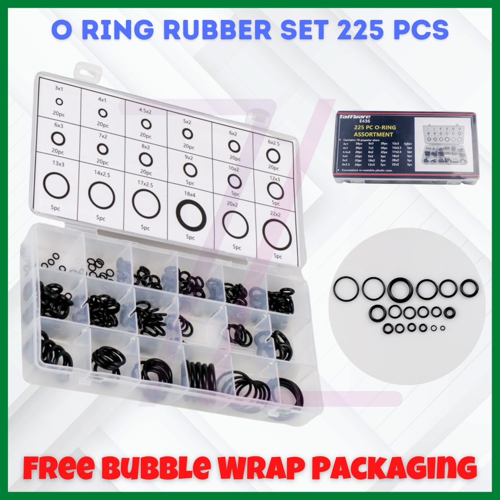 Jual Karet O Ring Set Rubber Set isi 225 Pcs | Shopee Indonesia