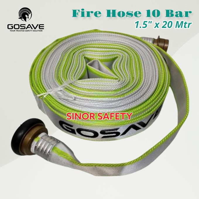 Jual Selang Hydrant Gosave Pemadam 10 Bar 1.5 X 20 Meter Coupling ...