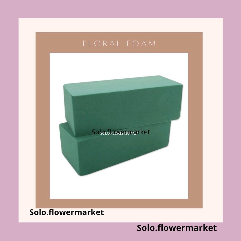 Jual FLORAL FOAM BUSA GABUS BUNGA RANTING KERING OASIS OASE FLOWER ...