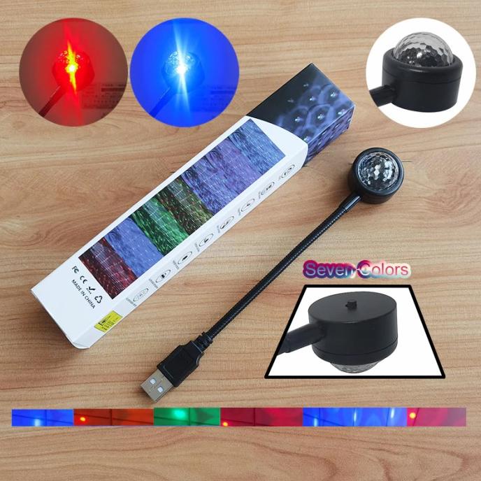 Jual Lampu Laser Proyektor Led USB Bintang Plafon mobil Kamar 9 Mode ...