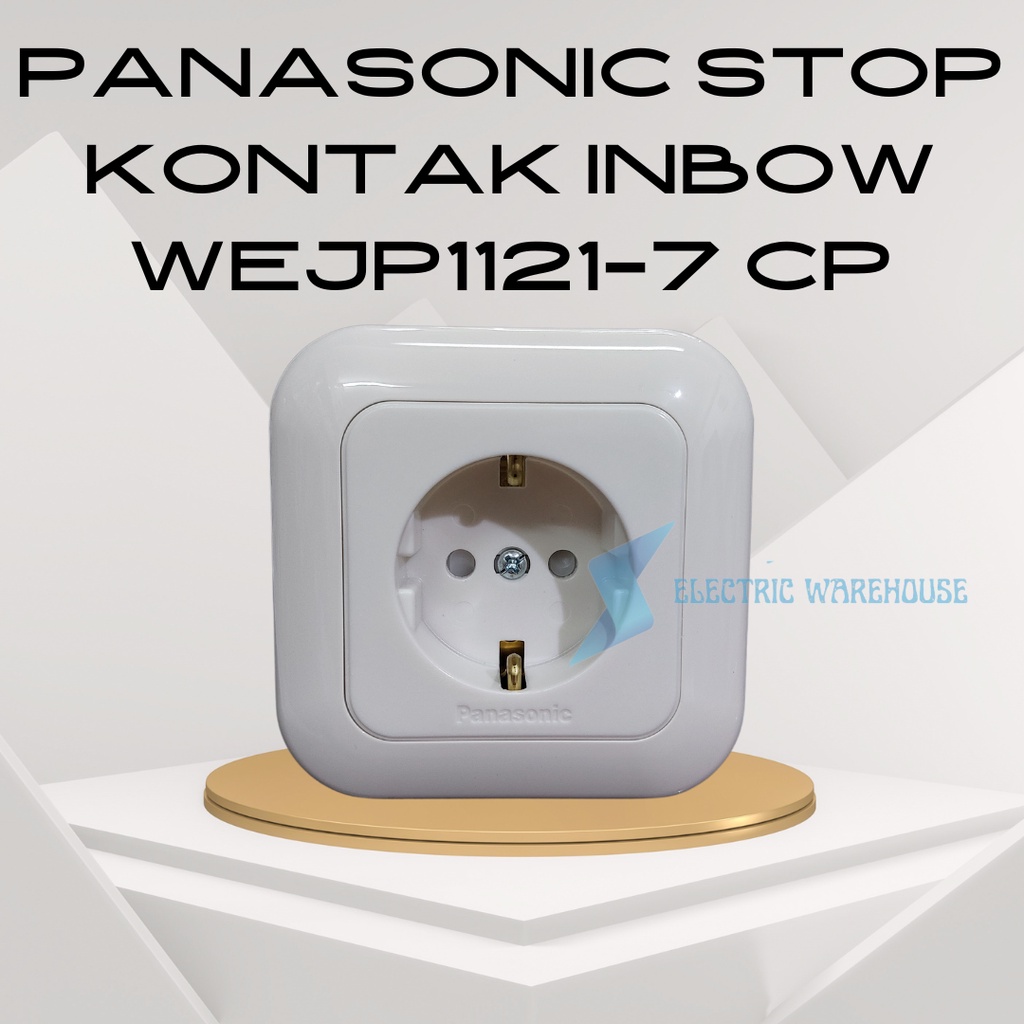 Jual PANASONIC STOP KONTAK WEJP1121-7 / WEJP 1121 WIDE SERIES INBOW CP ...