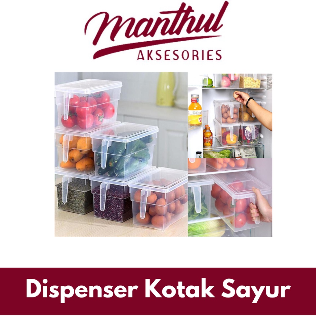 Jual Dispenser Kotak Sayur Kontainer Makanan Kulkas Food Storage Box ...