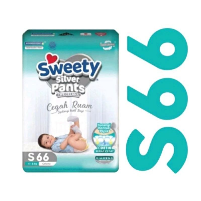 Jual Pampers Sweety Silver S66/M60/L54 | Shopee Indonesia