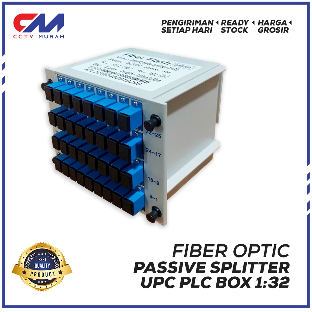 Jual PASSIVE SPLITTER PLC BOX 1:32 SC | UPC PLC 1:32 SC UPC BOX FIBER ...
