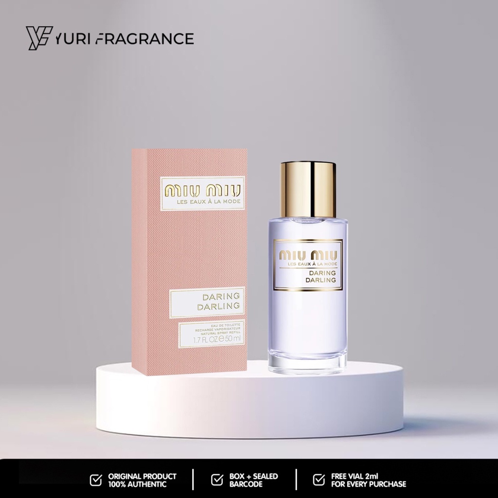 Jual Miu Miu Daring Darling Edt 50ml Original Box Sealed Barcode