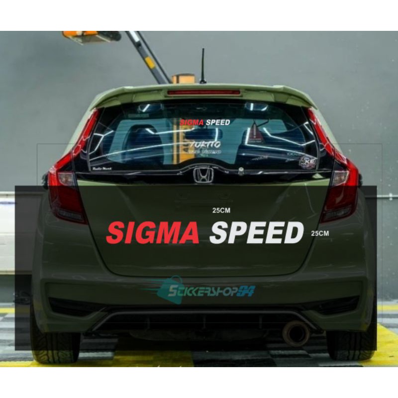 Jual stiker SIGMA SPEED | Shopee Indonesia