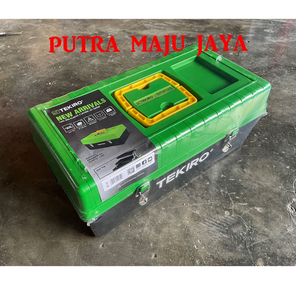 Jual TB2046 TOOL BOX TOOLBOX PVC PERKAKAS PLASTIK PVC 3 SUSUN TEKIRO | Shopee Indonesia