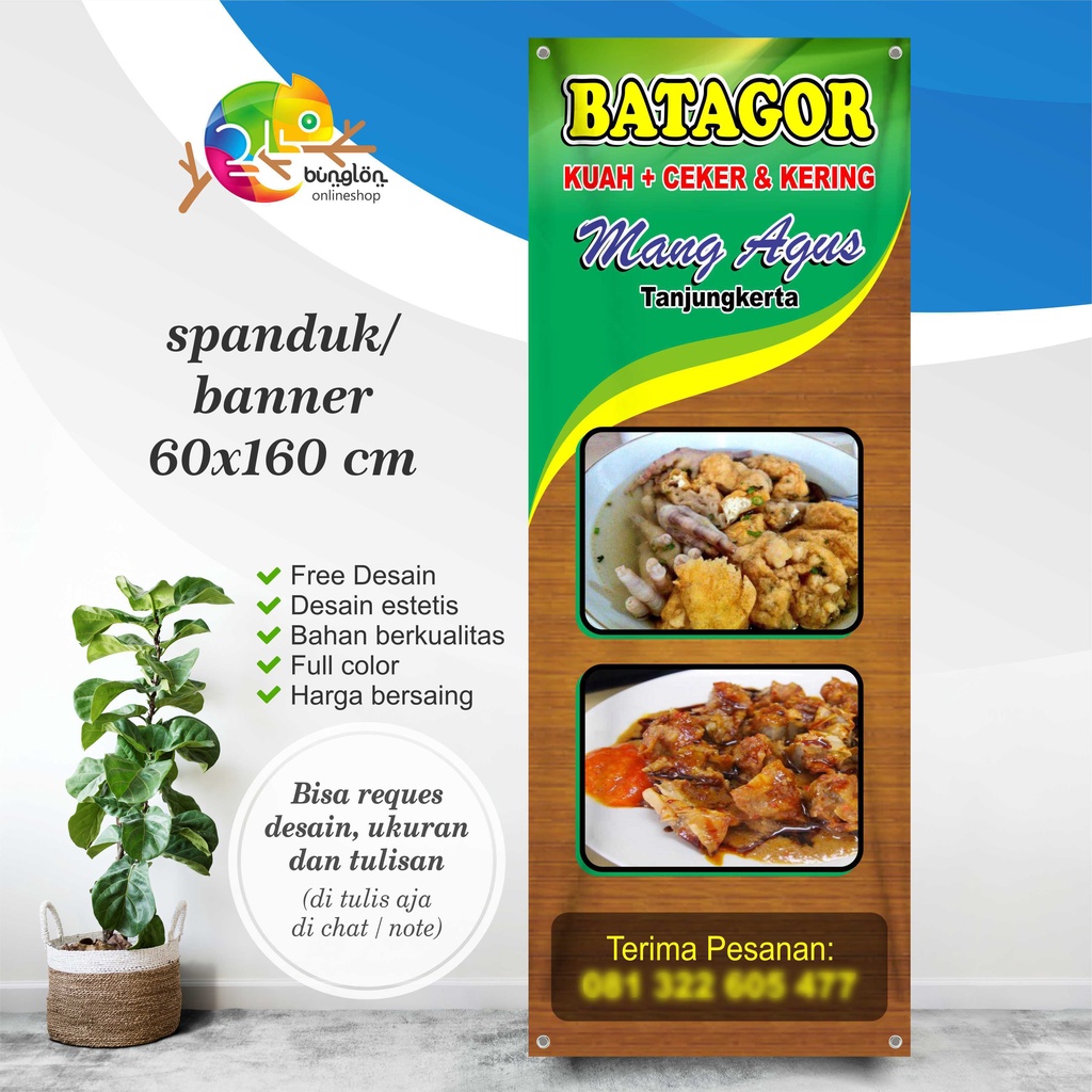 Jual Spanduk, Banner Batagor Kering & Kuah | Shopee Indonesia