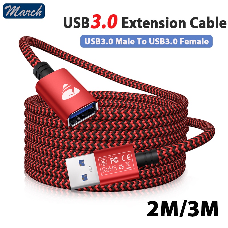 Jual 3M Kabel Extension USB 3.0 for Smart TV PS4 Xbox One SSD USB ...
