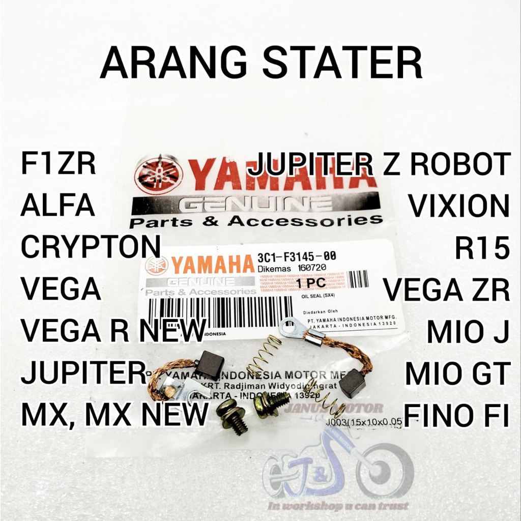 Jual ARANG STATER JUPITER VIXION MIO FIZR VEGA R NEW J SOUL GT YAMAHA ...