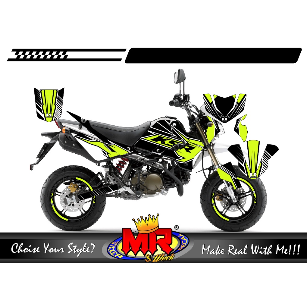 Jual Decal Stiker Motor Kawasaki KSR Racing Custom Premium High Class ...