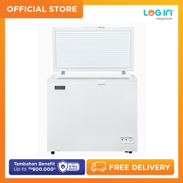 Jual Modena Chest Freezer MD0206W 205 Liter | Shopee Indonesia