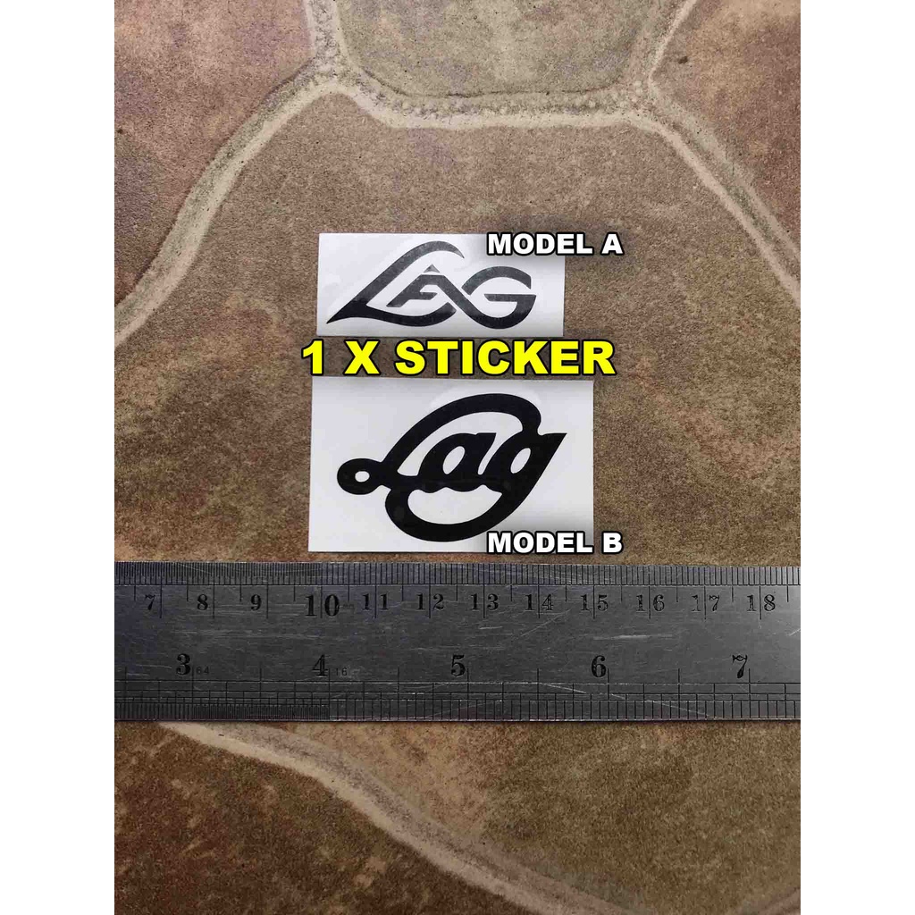 Jual Lag Guitars Logo Sticker Headstock Gitar Model Superstrat ...