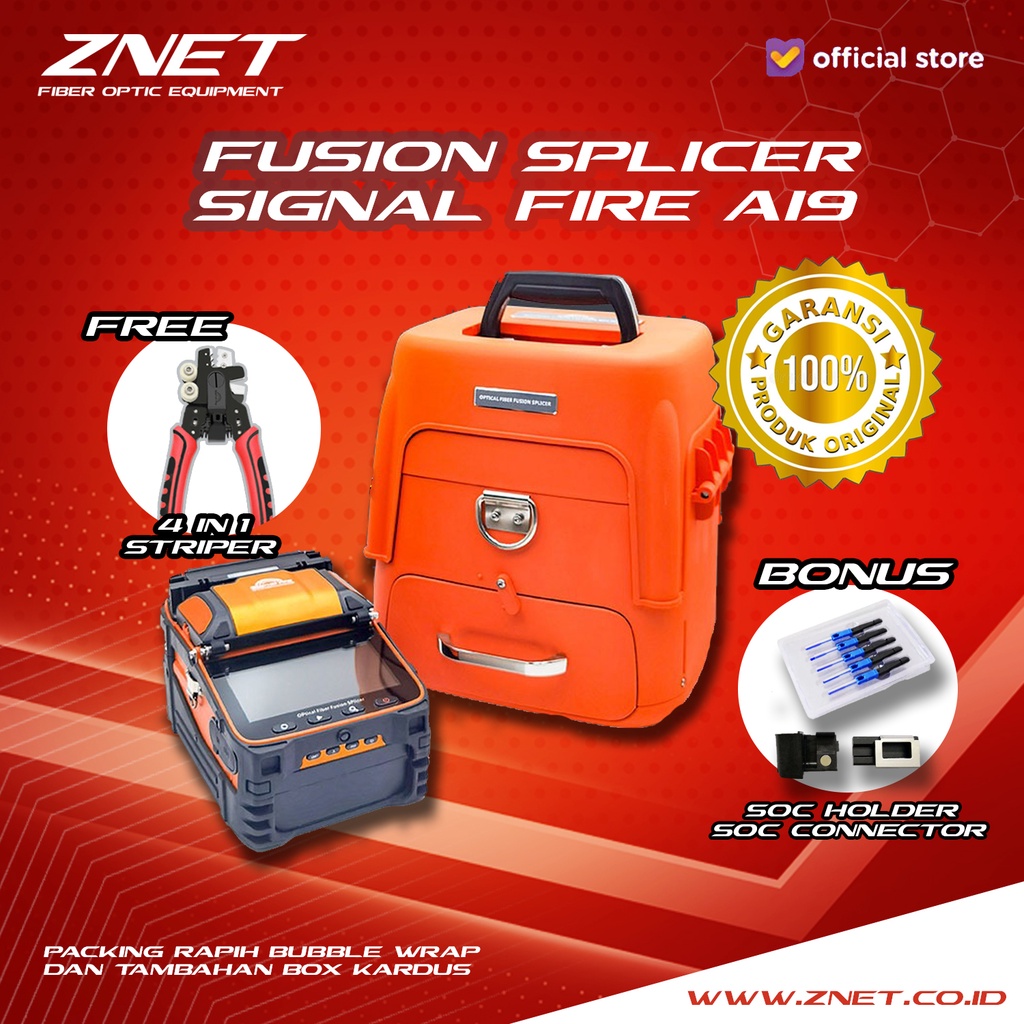 Jual SPLICER AI9 SIGNAL FIRE FUSION AUTOMATIC INTELLIGENT SPLICING ALAT ...