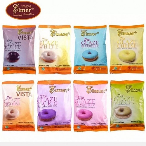 Jual ELMER DIP GLAZE 200 GR Sachet - Topping Selai Donat Roti Eimer ...