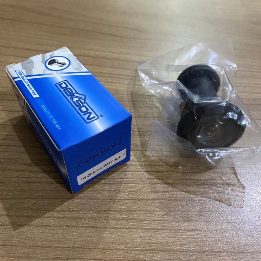 Jual DOOR VIEW DEKKSON DV 200 CP MATT BLACK PENGINTIP LUBANG PINTU DEKSON LOBANG INTIP NGINTIP ...