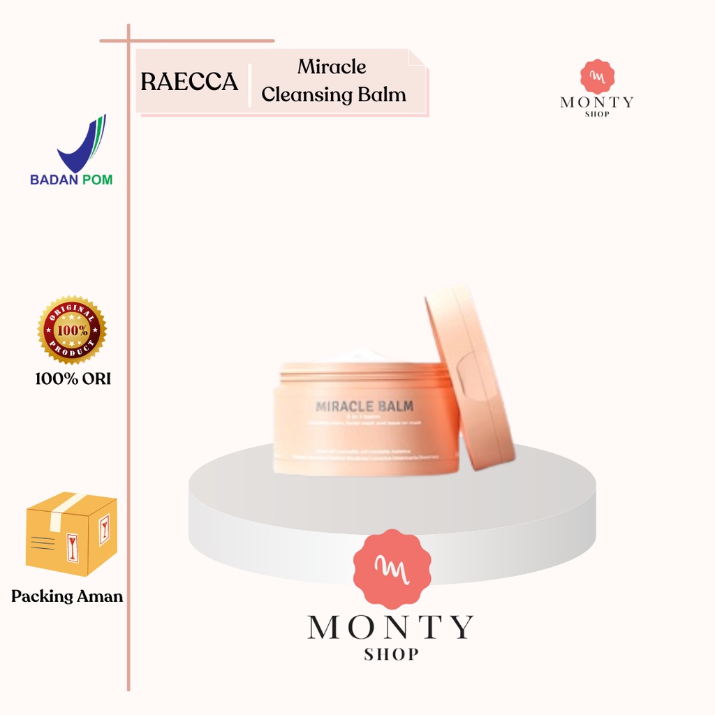 Jual Raecca Miracle Cleansing Balm 3 in 1 Cleansing | Facial wash ...