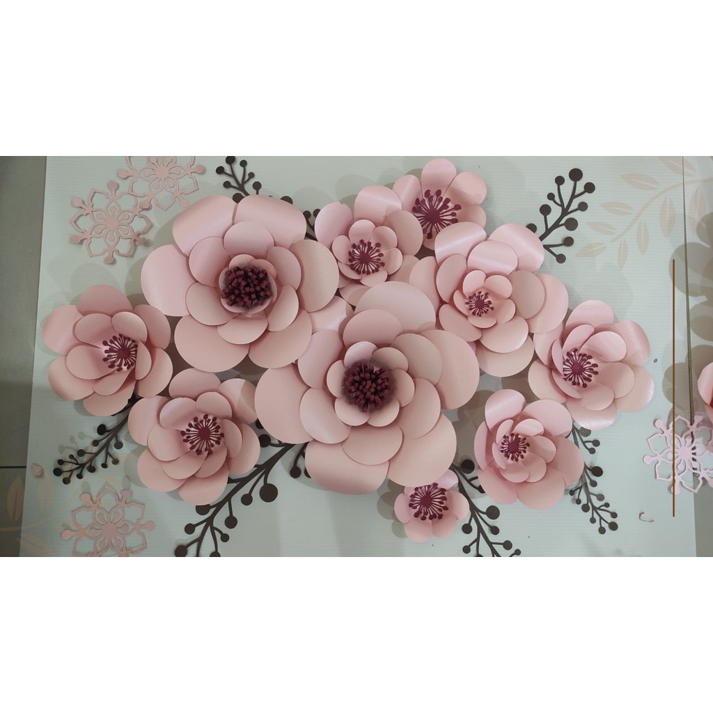 Jual Paper flower / bunga kertas / hiasan dinding / backdrop | Shopee ...