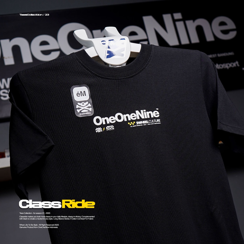 Jual KSR ONEONENINE - T-SHIRT CLASS RIDE BLACK SERIES | Shopee Indonesia