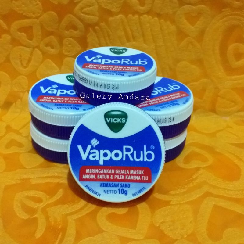 Jual vicks vaporub 10g kemasan saku [exp.september 2024 - januari 2025 ...