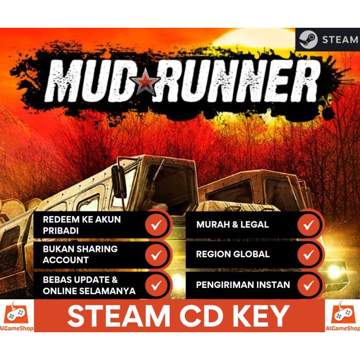 Jual MudRunner Original PC Game Steam | Shopee Indonesia
