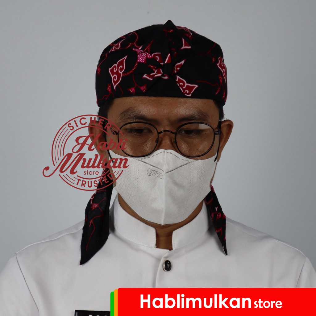 Jual Iket Blangkon Cirebon Sunda Jawa Motif Batik Pattern Pink Bukan ...