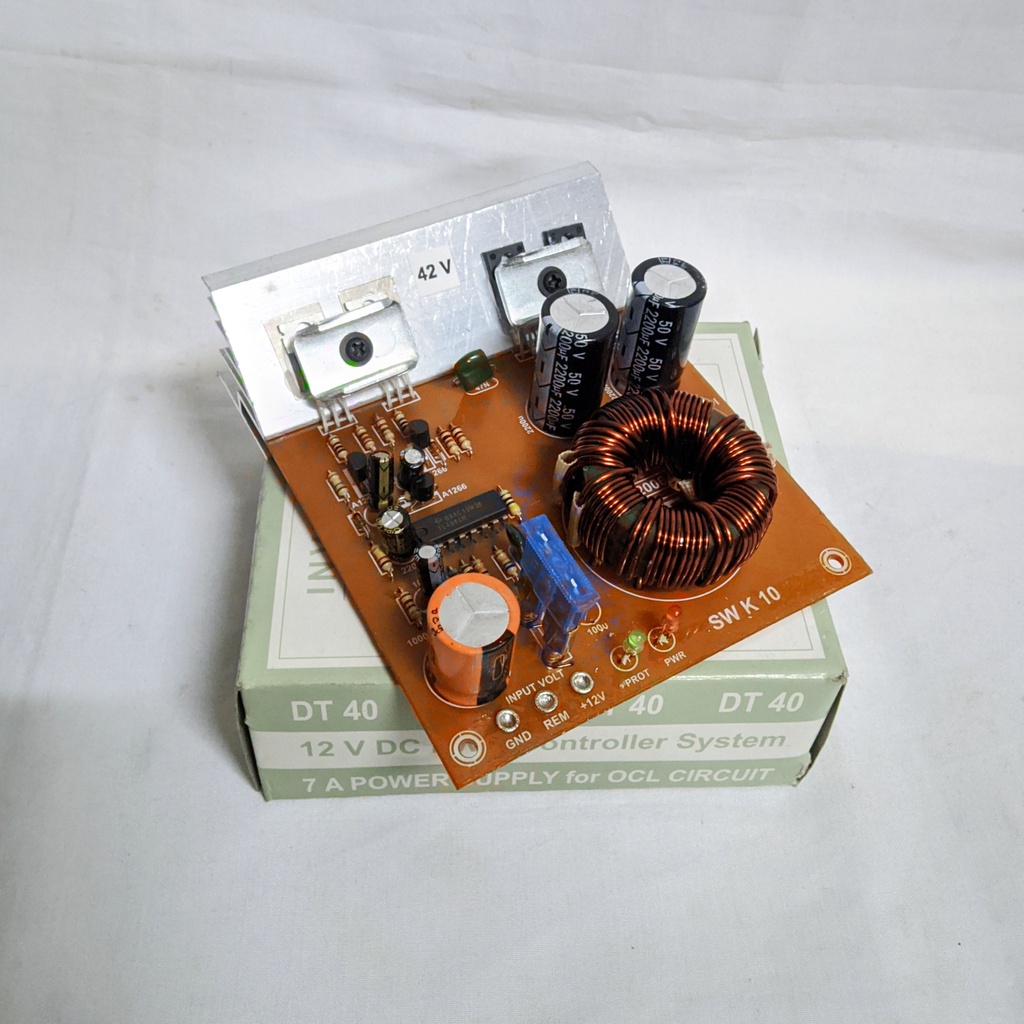 Jual Kit Inverter Mobil 12v 0v To 42v CT 7 Ampere Type DT40 | Shopee Indonesia