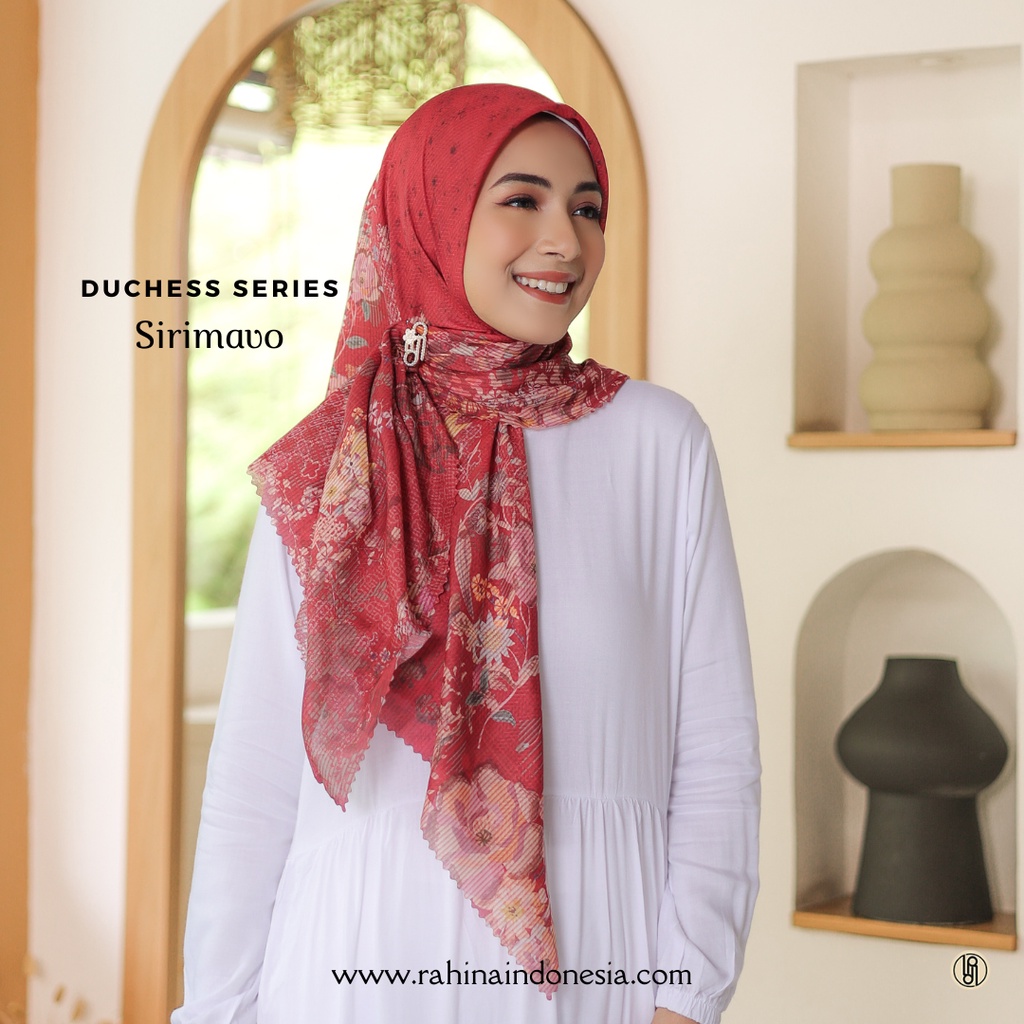 Jual Duchess Signature Series Hijab Voal segiempat Motif bungga 2022 ...