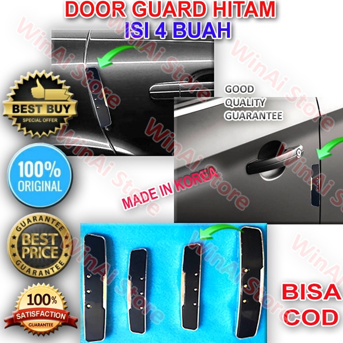 Jual DOOR GUARD MOBIL HITAM MADE IN KOREA ISI (4BUAH) | Shopee Indonesia